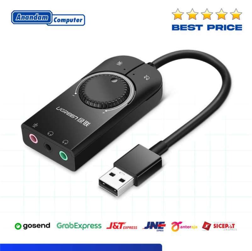 Jual Ugreen USB Sound Card Stereo Sound Audio Adapter di Seller ANANDAM ...