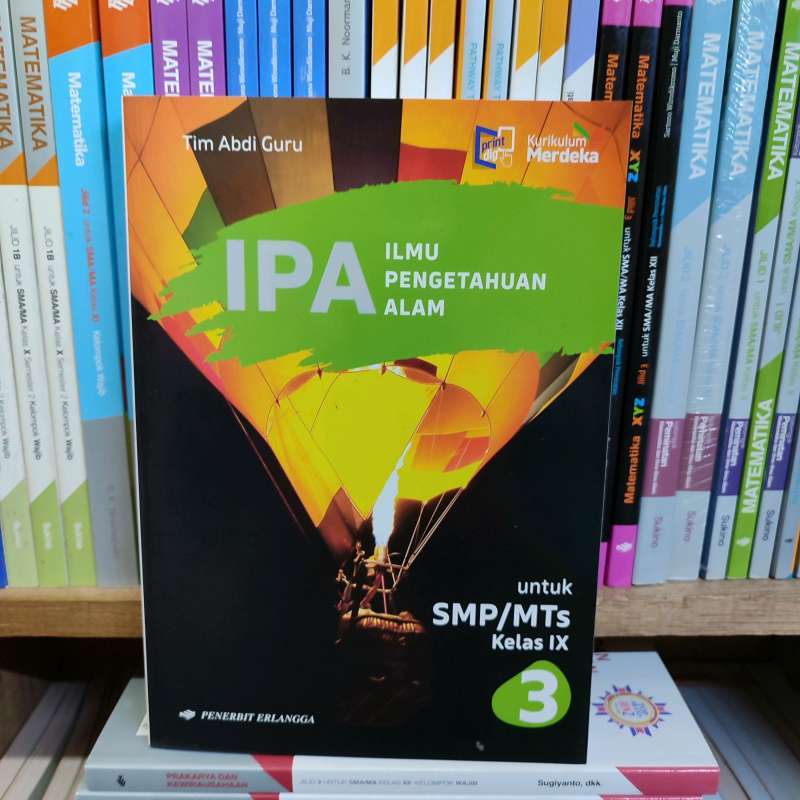 Jual Buku IPA Ilmu Pengetahuan Alam Kelas 9 SMP/MTs Kurilulum Merdeka Erlangga di Seller Mangun ...