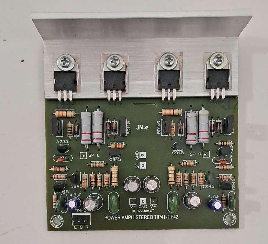Jual Kit Power Ampli Stereo Tip41 Tip42 Di Seller Jn Electronic ...