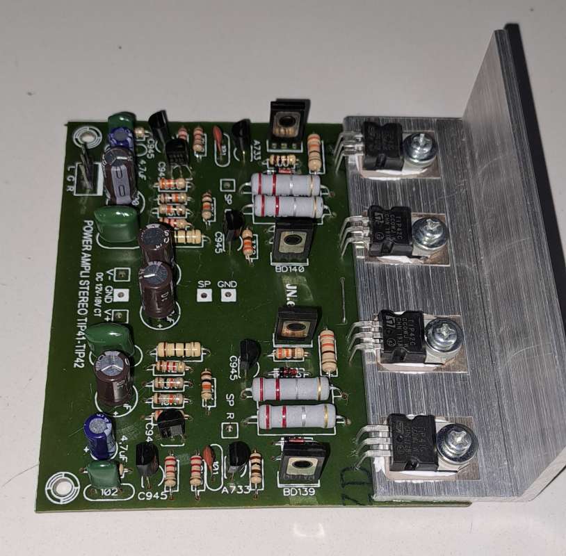 Jual Kit Power Ampli Stereo Tip41 Tip42 Di Seller Jn Electronic ...
