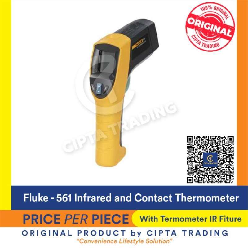 Promo Fluke - Thermometer - Fluke 561 Infrared And Contact Thermometer ...
