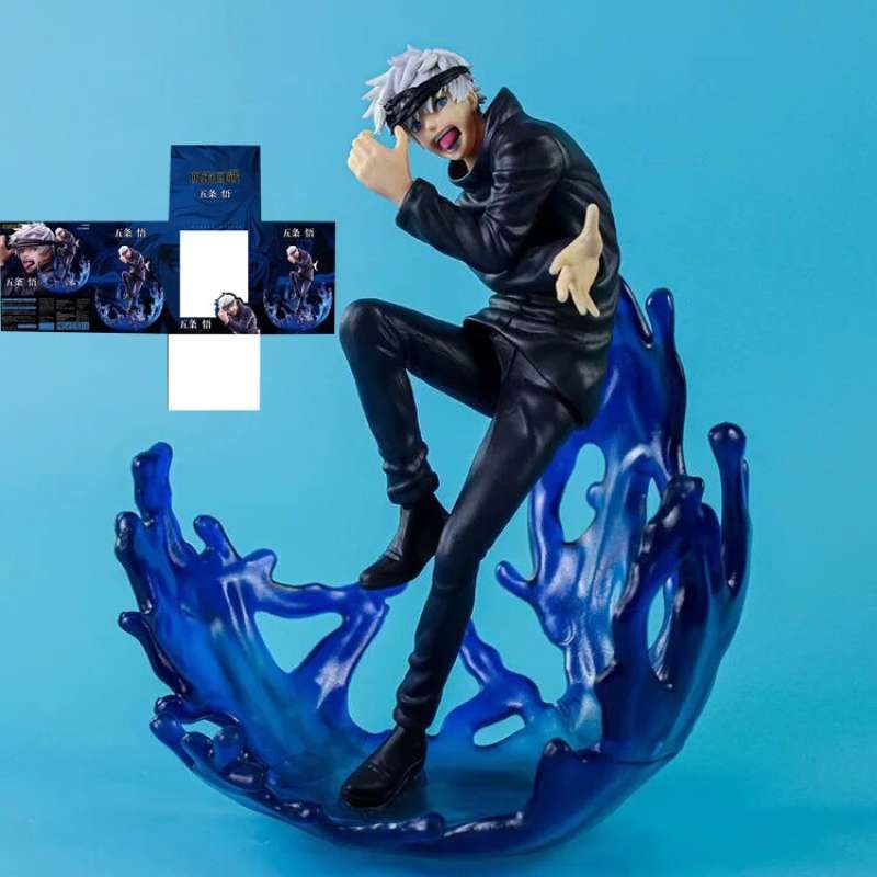 Promo 24cm Jujutsu Kaisen Anime Figure Gojo Satoru Action Figure 1528 ...