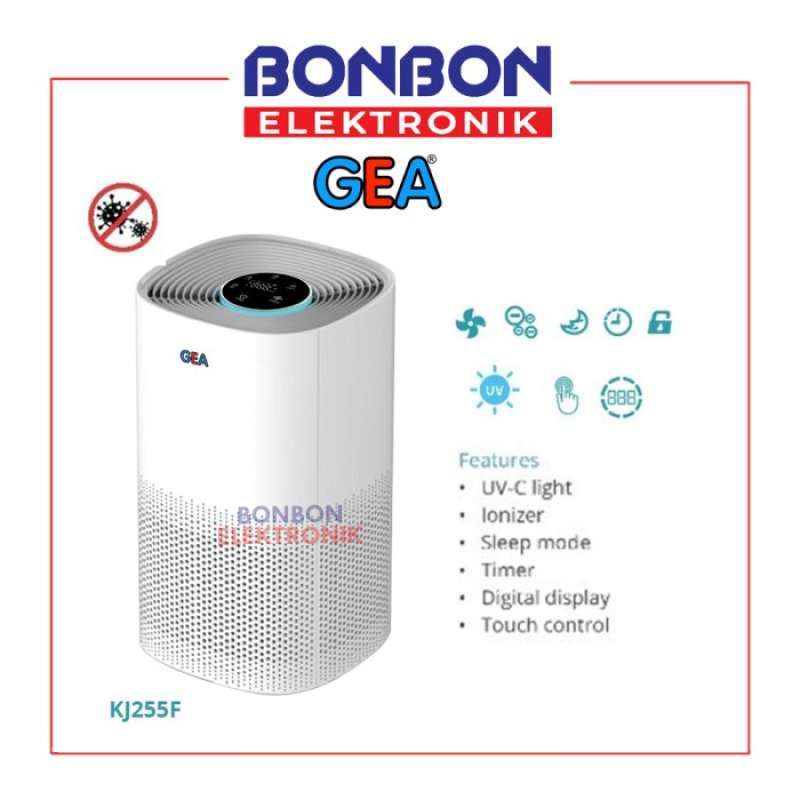 Promo GEA Air Purifier + UV-C KJ-255F / KJ255F Coverage Area 30m² - KJ ...