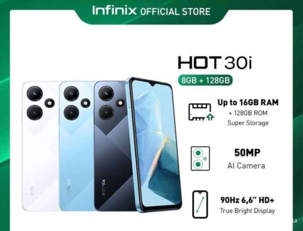 Jual Infinix Hot 30i 8/128 Garansi Resmi Di Seller Grandtech - Sumur Batu, Kota Jakarta Pusat ...