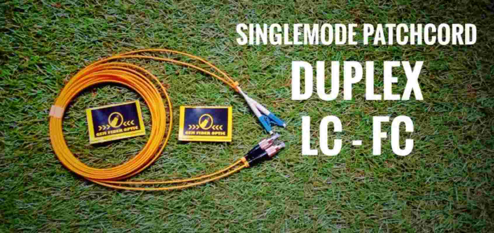 Promo LC - FC 20 Meter Duplex Singlemode Patchcord Fiber Optic Cable ...