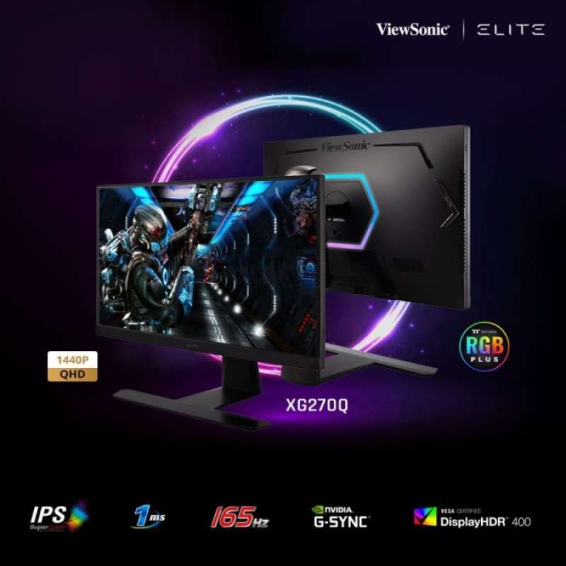 Promo Monitor Gaming 27 Viewsonic Xg270q | 165hz| 1ms| Ips| G-sync| Qhd ...