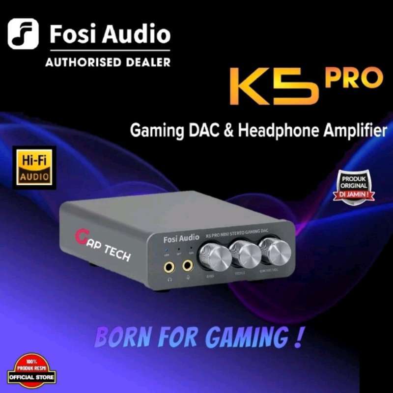 Jual Fosi Audio K5 Pro Hi-fi Gaming Dac & Headphone Amplifier Di Seller ...