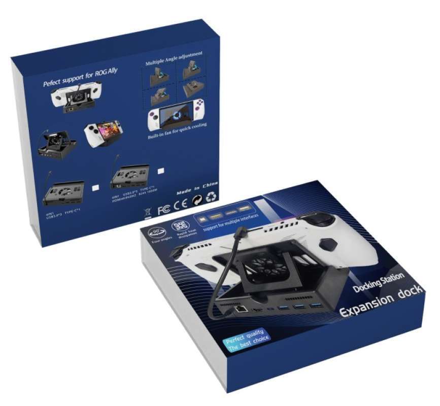 Promo Docking Station Asus Rog Ally SteamDeck 6in1 HDMI 4K 60HZ Fan ...
