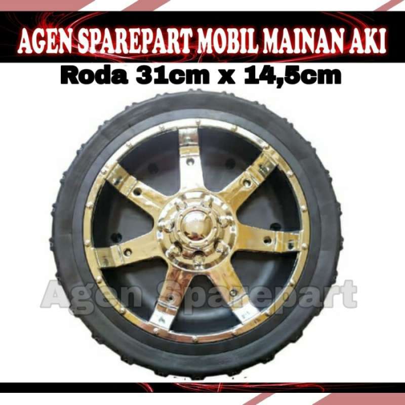 Promo Ban Roda Mobil/motor Mainan Aki Bahan Karet Anak Diameter 31cm X ...