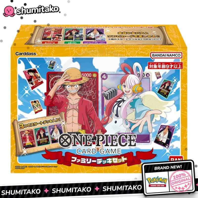 Promo One Piece Japanese TCG Cards Family Deck Set Luffy Uta Kid Bandai ...