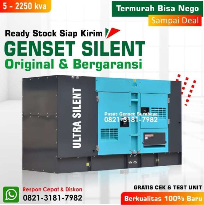 Jual GENSET - 300 Kva - Perkins Cummins Isuzu Silent / Open di Seller GUDANG GENSET SURABAYA ...