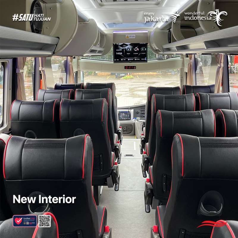 Jual White Horse Deluxe Coach Premiere Medium Rental Bus [29 Seat ...