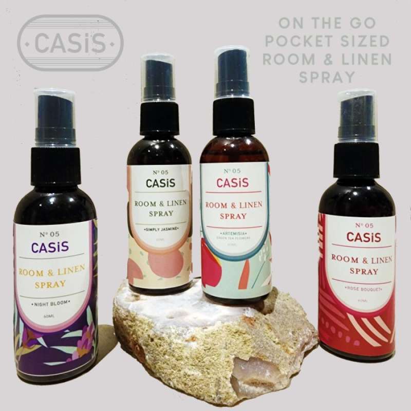 Jual CASIS 60ml antibacterial room and linen spray pocket on the go ...