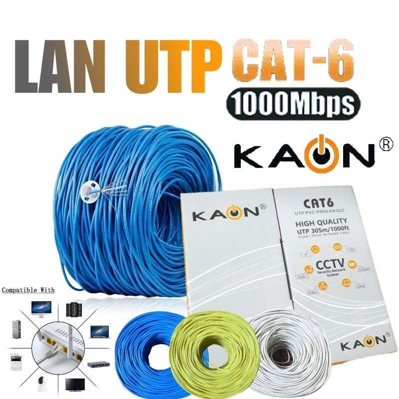 Jual Kabel Utp Lan Cat6 Network Premium Murah & Berkualitas Uji Fluke ...