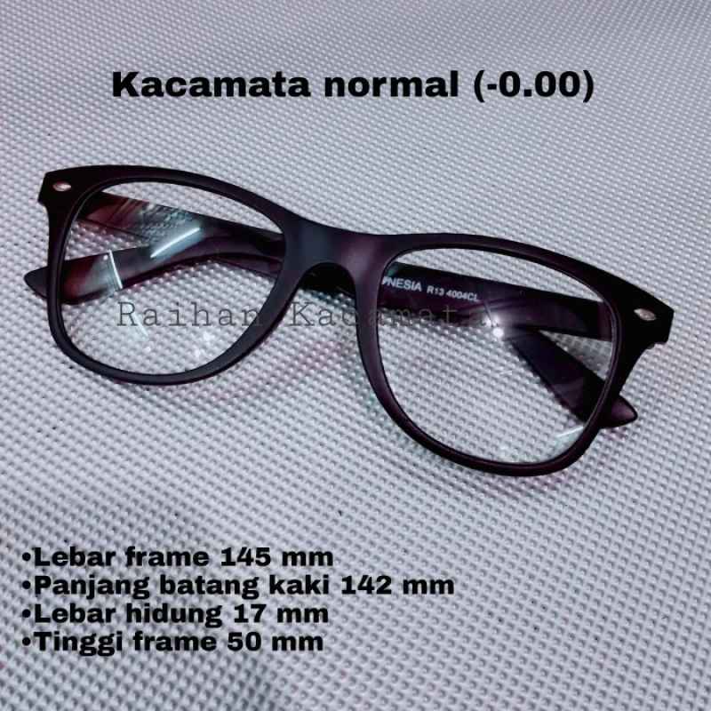 Jual Kacamata pria model soekarno siap pakai lensa normal putih bening ...