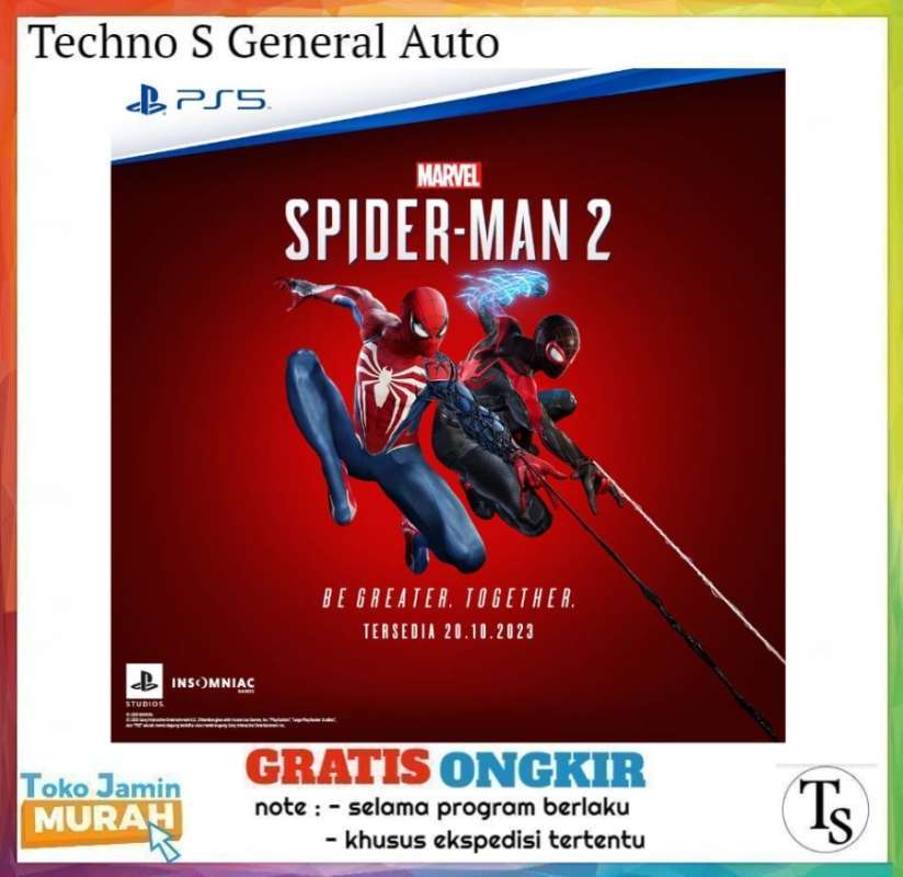 Promo Ps5 Marvel Spiderman 2 / Kaset Cd Bd Ps 5 Marvels Spiderman 2 Diskon 26% Di Seller General ...