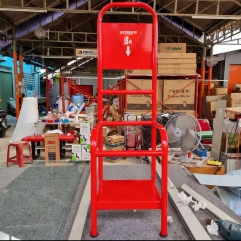 Promo Dudukan APAR Rak Besi Tempat Tabung Pemadam / Tempat Apar Alat ...