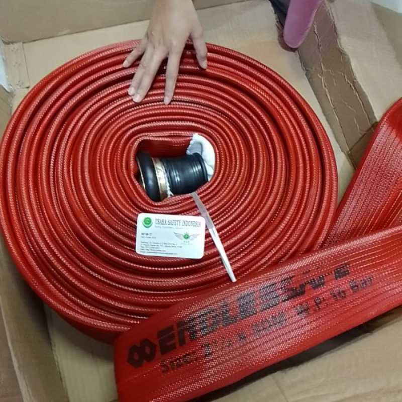 Promo Selang Fire Hose Rubber 2,5 x 20 M Coupling Machino pemadam ...