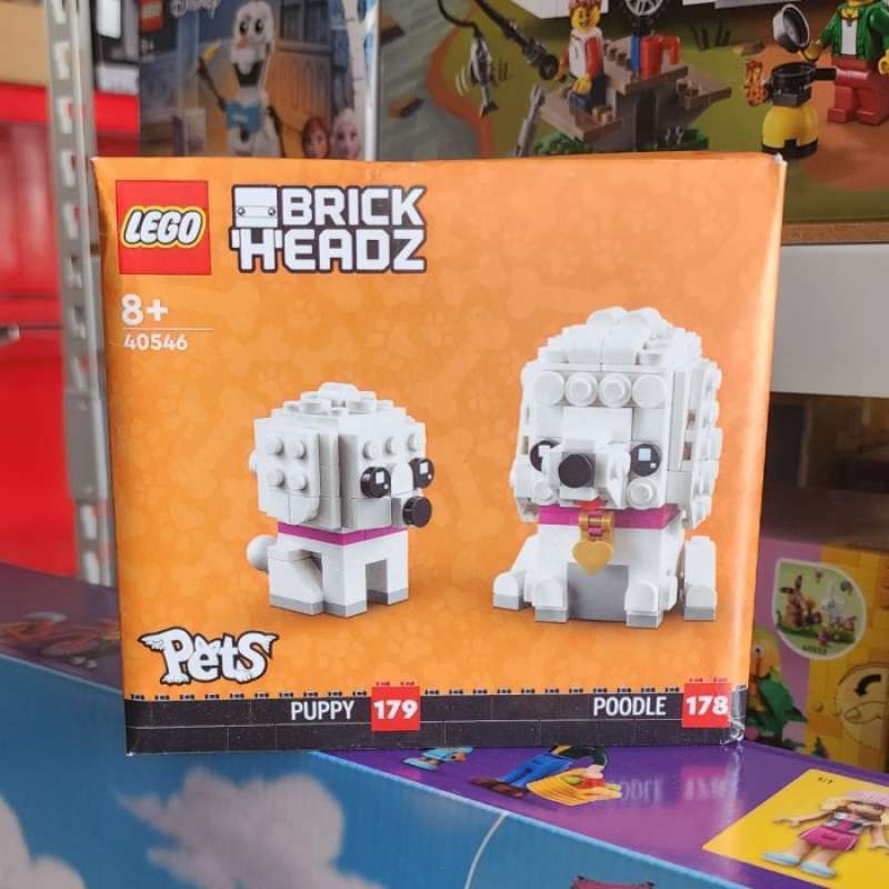 Promo lego 40546 brick headz poodle Diskon 23% di Seller Venomancer ...