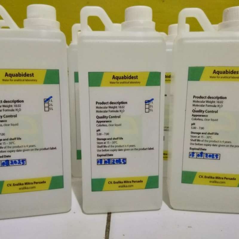 Jual Aquabidest 1 Liter Original Murah - Harga Diskon Juni 2024 | Blibli.com
