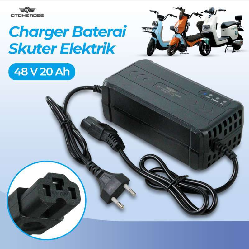 Jual Adaptor Charger Baterai Sepeda Motor Listrik Skuter V Ah Yf Di Seller Sarana Rezeki