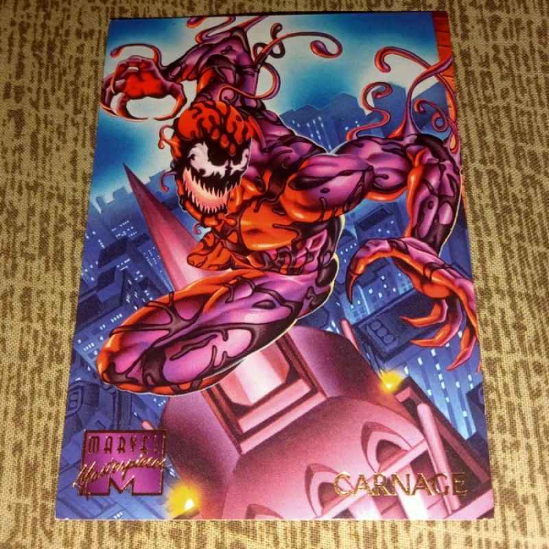Promo Kartu Marvel / Marvel Masterpieces / Carnage / Original Diskon 23 ...
