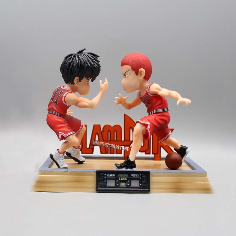 Promo Slam Dunk Rukawa Kaede Sakuragi Hanamichi Action Figure 15cm PVC ...