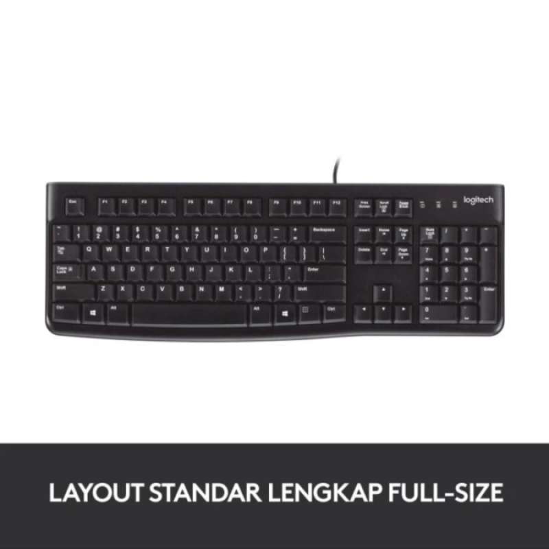Jual LOGITECH CABLE KEYBOARD K120 USB / KEYBOARD K 120 ORIGINAL di ...