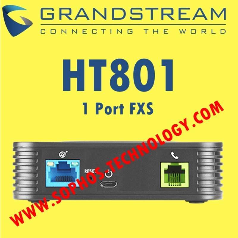 Promo VOIP ATA Grandstream HT801 - 1 FXS Analog Telephone Adapter Diskon 23% di Seller Rocho ...