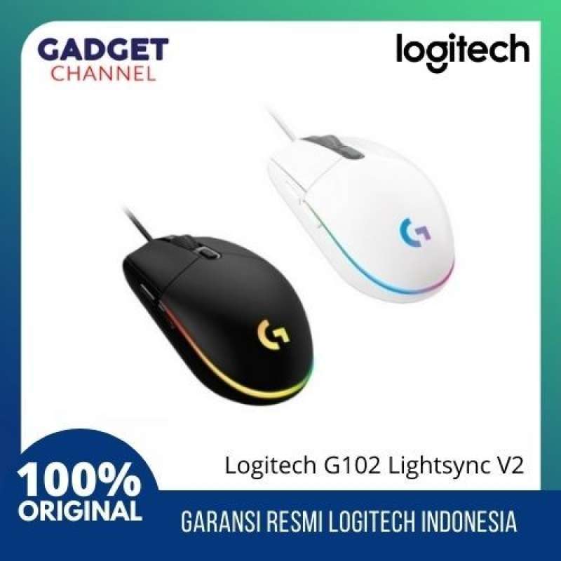 Promo Mouse Gaming Logitech G102 Lightsync V2 Rgb 6 Button - Garansi 2 Thun Diskon 23% Di Seller ...