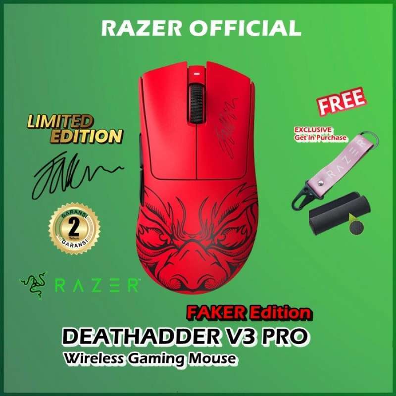 Promo Razer Deathadder V3 Pro Faker Edition Wireless Gaming Mouse Diskon 23% di Seller XiXiStore ...
