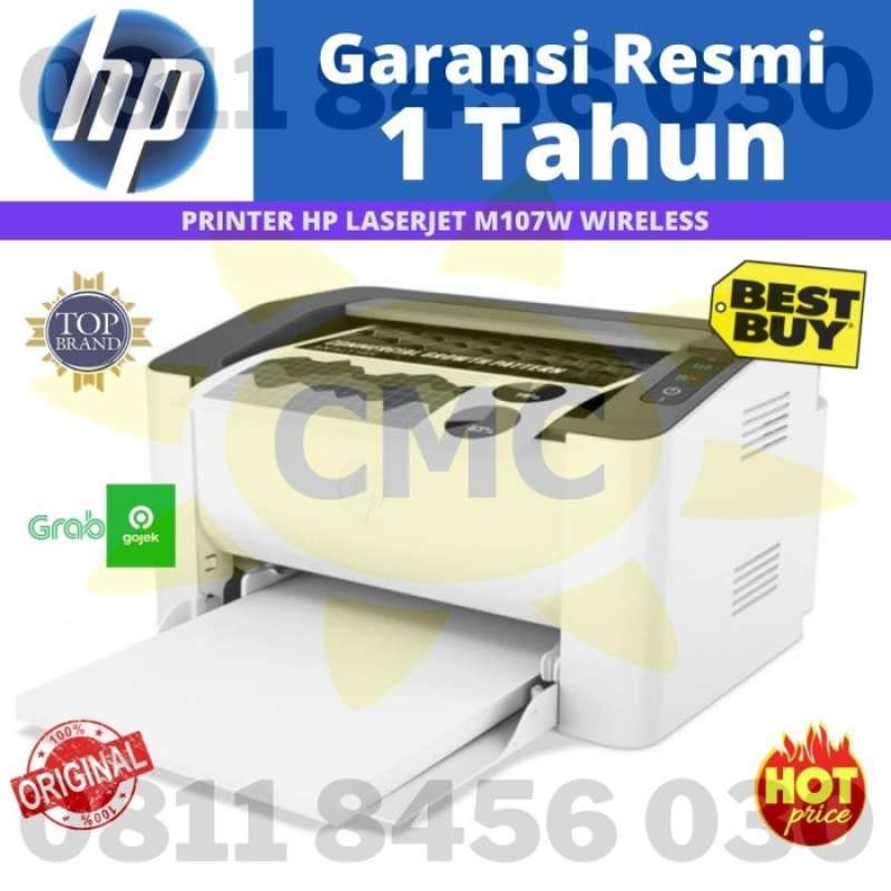 Promo Printer Hp Laserjet Pro M107W Resmi Diskon 23% di Seller YamaStore - Batuampar, Kota ...