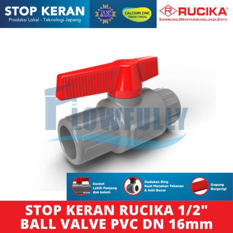 Jual Rucika Stop Valve 2 Inch 💯 Harga Murah & Kualitas Terbaik Oktober 2025