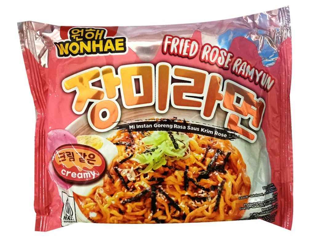 Jual MIE INSTANT WONHAE FRIED ROSE RAMYUN 120GR di Seller Swalayan Maju ...