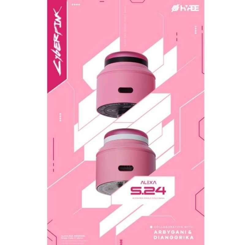 Jual Alexa S24 RDA 24MM Cyberpink Single Coil di Seller Amoura vapor ...