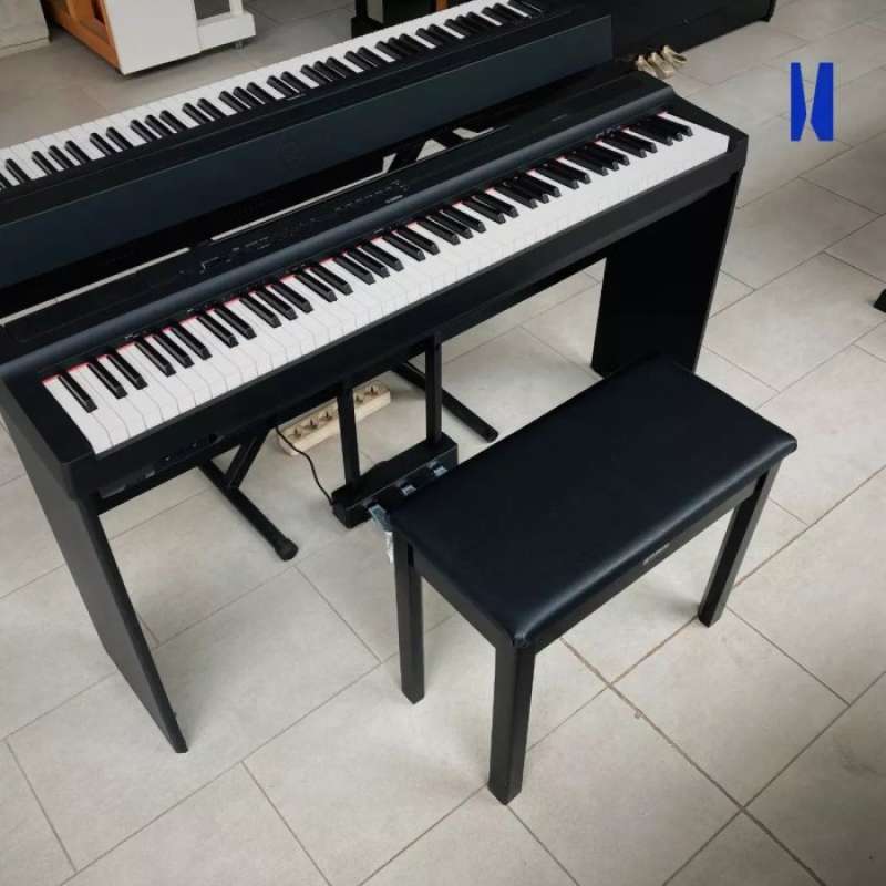 Jual Harmoni Bench Kursi Piano Keyboard Kayu Solid Wood / Hitam Black ...