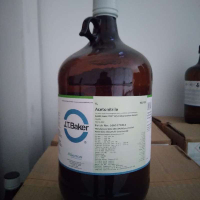 Promo Acetonitrile Hplc 4 Liter Diskon 17% di Seller Mahanani Store 4 ...