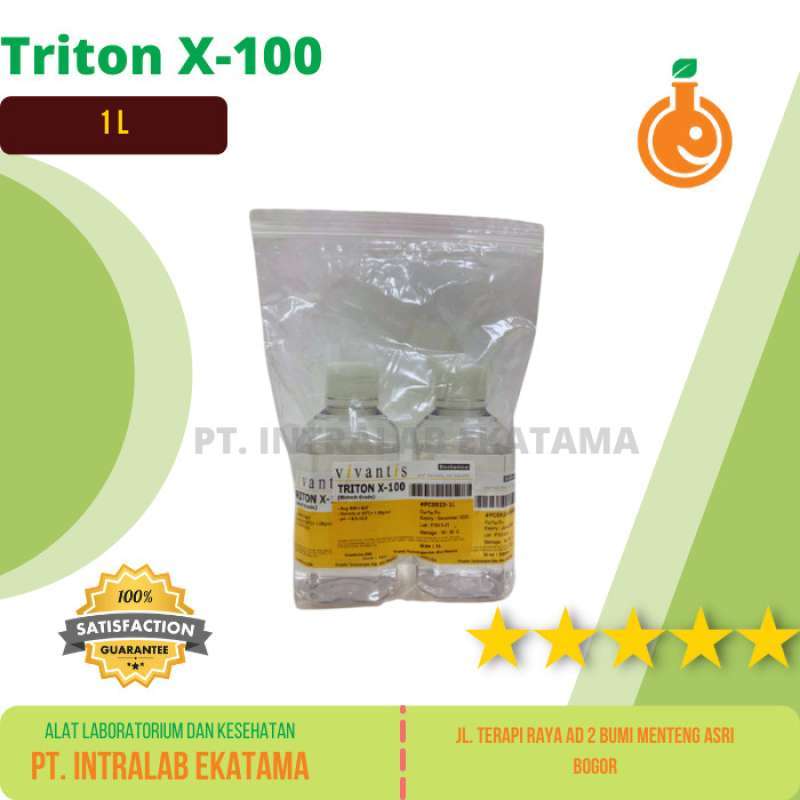 Promo Triton X - 100, 500 Ml / 1 L Diskon 17% di Seller Mahanani Store 4 - Cikoko, Kota Jakarta ...