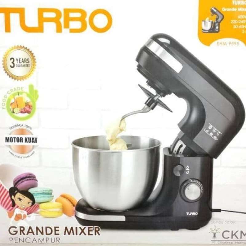 Promo Turbo Mixer Grande Ehm 9595 Stand Mixer 5 Liter Turbo Diskon 23% ...