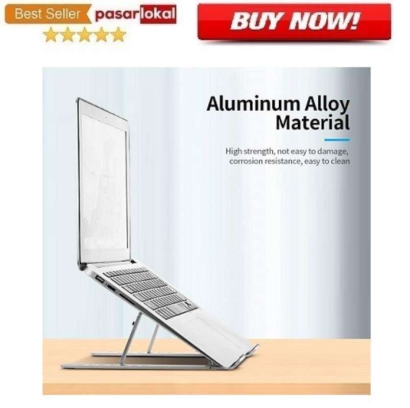 Jual Laptop Stand Lipat Aluminium Foldable Adjustable 7 Level di Seller Chima Store - Gunung ...