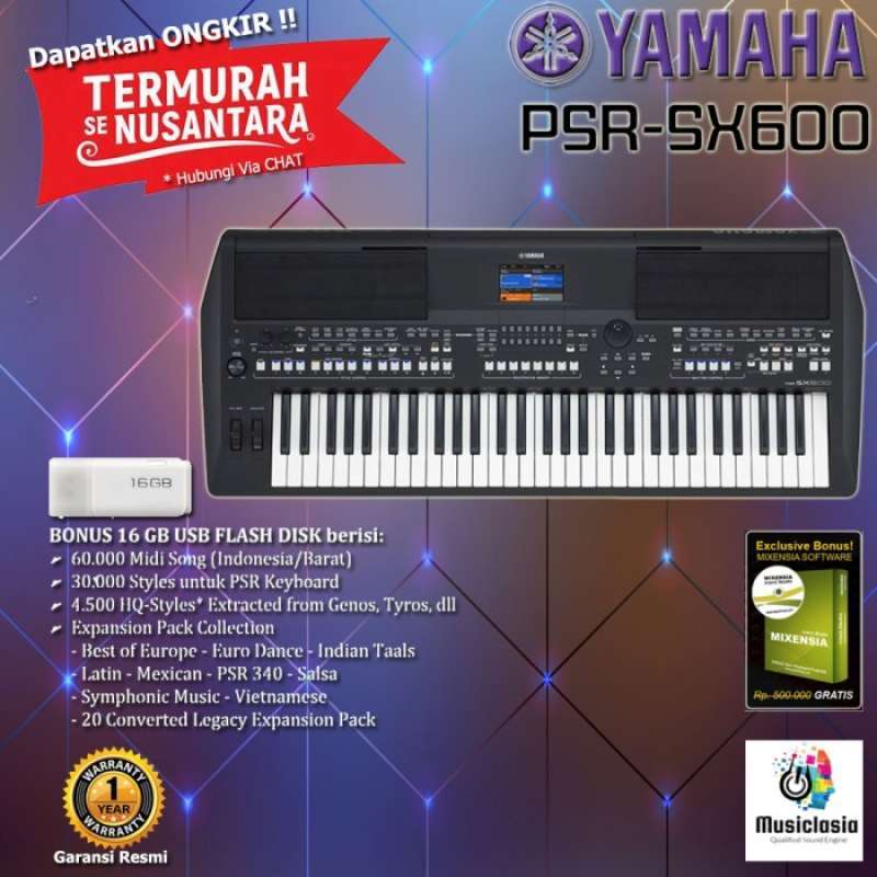 Promo Yamaha PSR SX600 / PSRSX600 / PSR-SX600 / PSR SX 600 Arranger ...