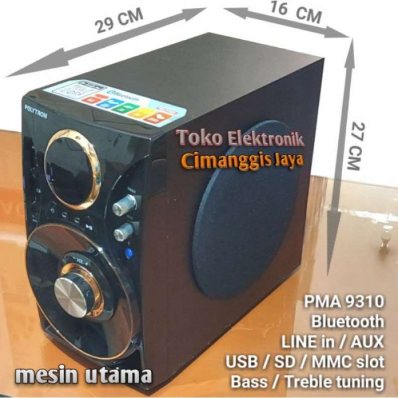 Jual Polytron Multimedia Audio Speaker Pma 9310/bg Bluetooth Di Seller ...