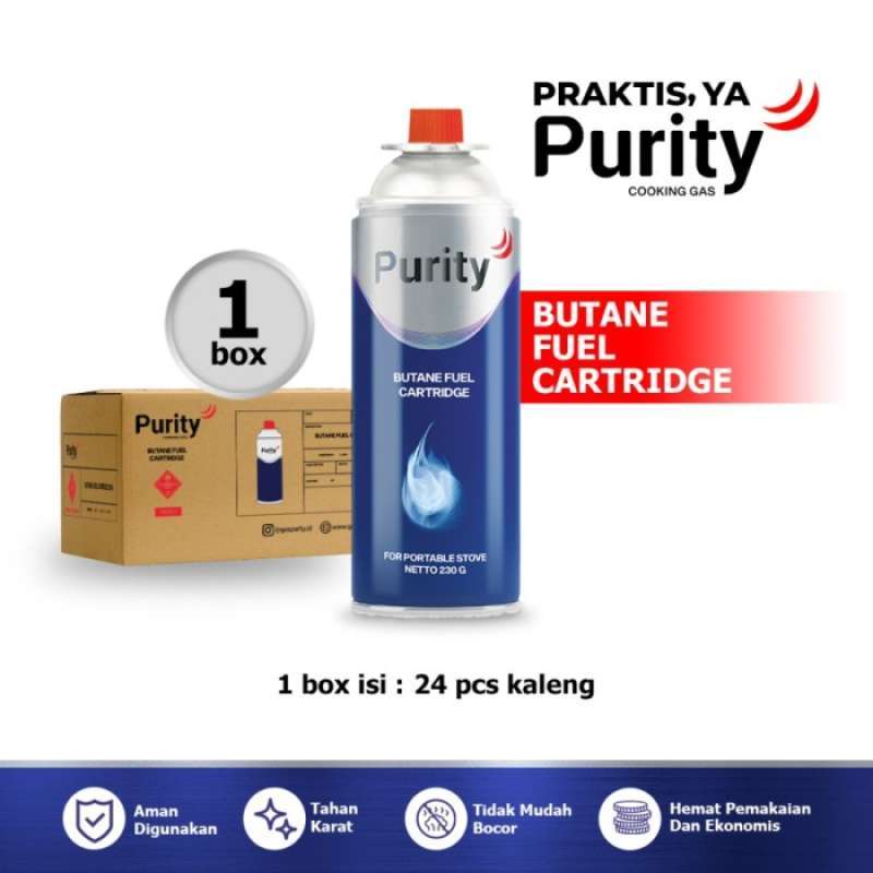 Promo 1 Dus Purity Gas Portabel 230g ( @ 24 Pcs) Diskon 23% Di Seller Santana Store - Kalibata ...