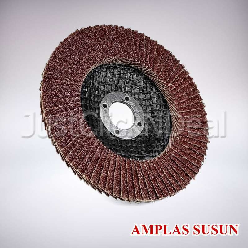 Jual TOTAL Mata Gerinda Amplas Besi 4 Inch 100 x 16 mm Flap Disc - P120 ...