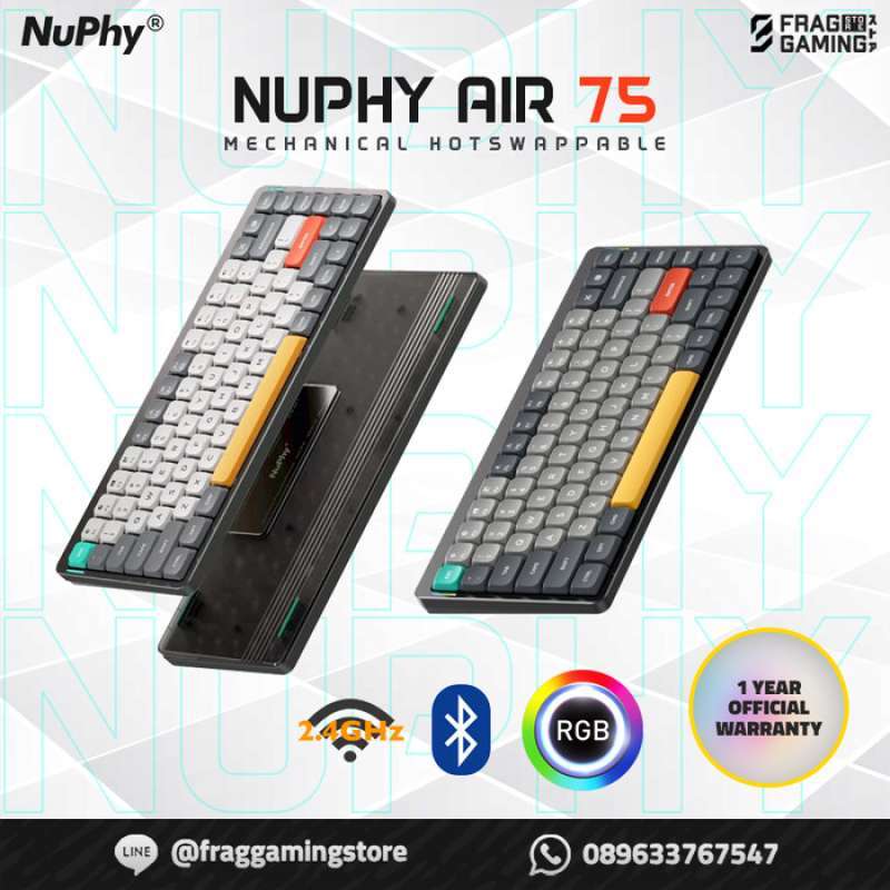 Jual Nuphy Air75 / Air 75 Daylight Twilight Wireless Mechanical ...