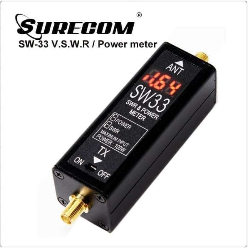 Jual Surecom SW-33 Mark II SWR Power Meter 125-525Mh VHF UHF Mini SW33 ...