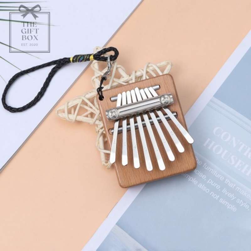 Promo Mini Kalimba Piano Jari Akustik 8 Kunci Bentuk Hati Akrilik ...