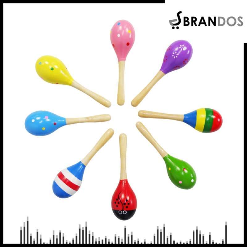 Promo Marakas Kayu Shaker Maracas Alat Musik Perkusi Krecekan Akustik ...