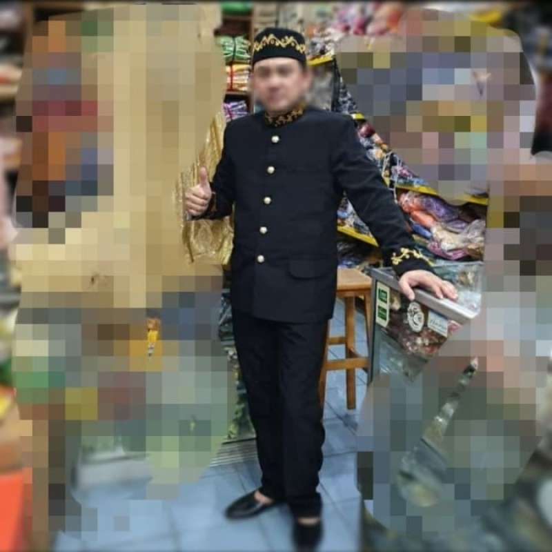 Promo Beskap Hitam Bordir -adat Betawi - Adat Sunda - Adat Jawa Dewasa ...