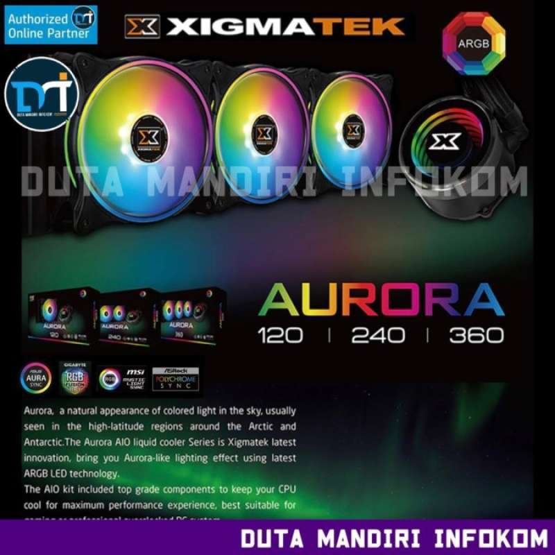 Promo Xigmatek Aurora 360 Argb Led - Aio Liquid Cpu Cooler Diskon 23% ...